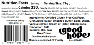 Order Page | GF-Good Hope Bakery