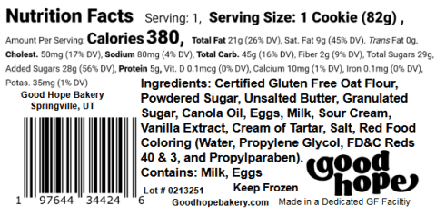 Order Page | GF-Good Hope Bakery