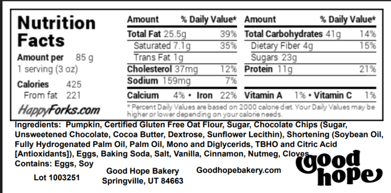 Order Page | GF-Good Hope Bakery